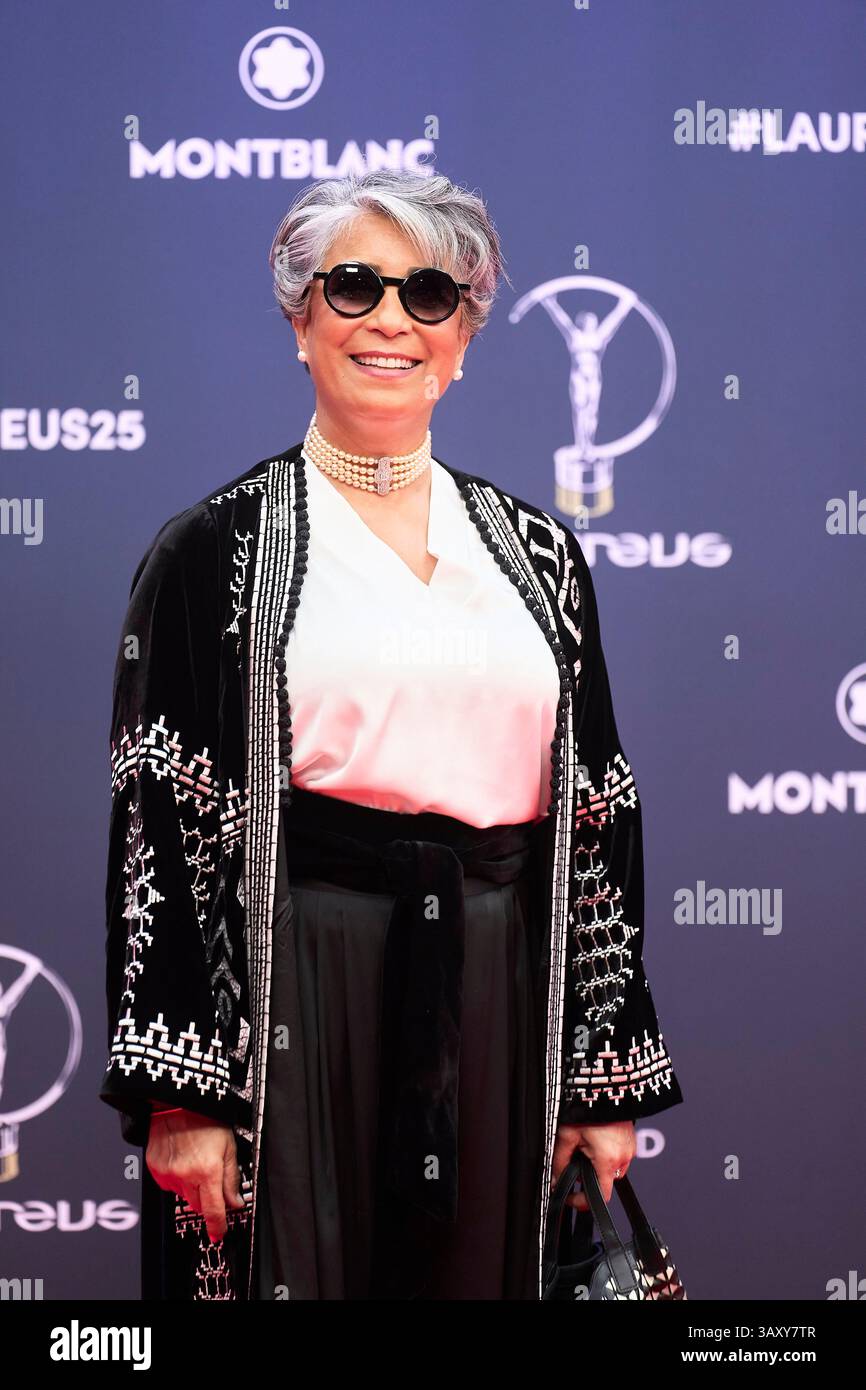 April 21, 2025, Madrid, Madrid, Spain: Nawal El Moutawakel attends 25th ...