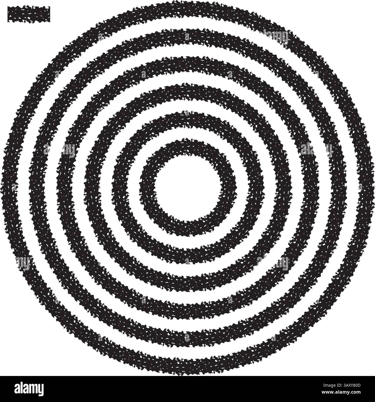 Collection of Round Rough, Distressed, Decorative Border Frames with ...