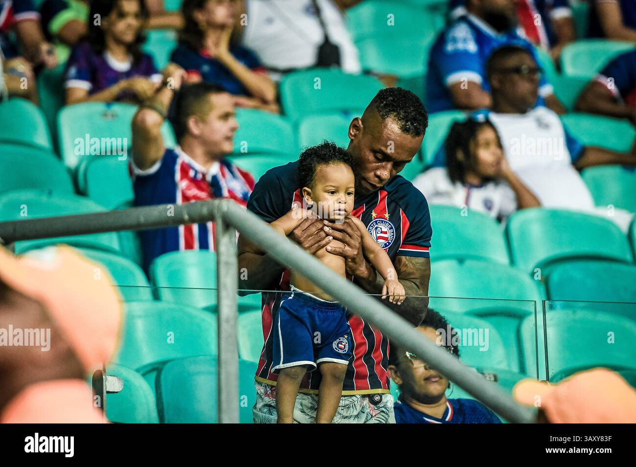 SALVADOR, BA - 21.04.2025: BAHIA X CEARÁ - Match between Bahia x Ceará ...