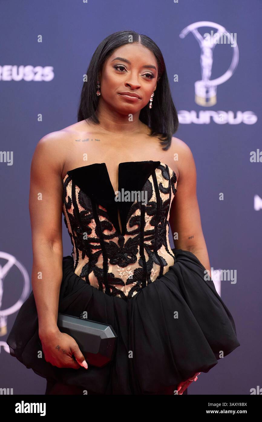 April 21, 2025, Madrid, Madrid, Spain: Simone Biles attends 25th ...