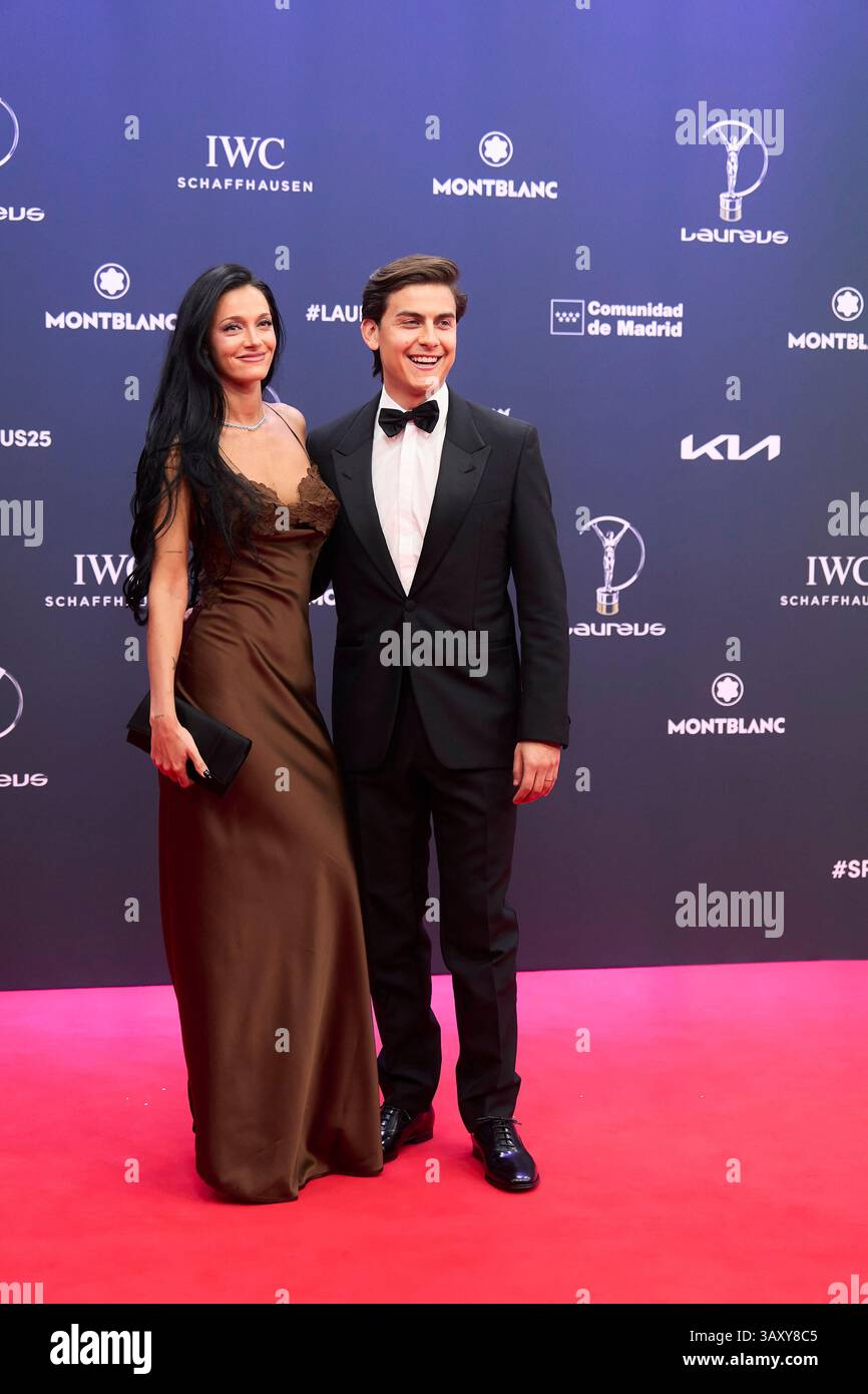 April 21, 2025, Madrid, Madrid, Spain: Paulo Dybala, Oriana Sabatini ...