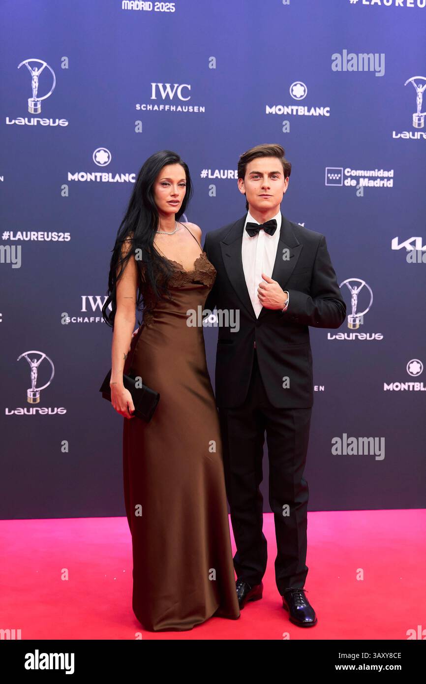 April 21, 2025, Madrid, Madrid, Spain: Paulo Dybala, Oriana Sabatini ...