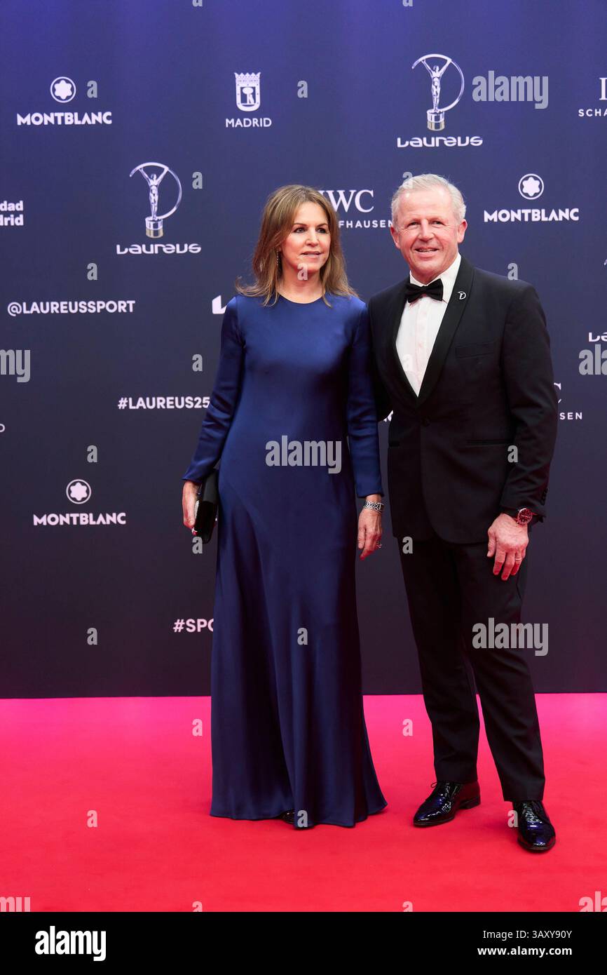 Bronwyn Fitzpatrick, Sean Fitzpatrick attends 25th Anniversary Laureus ...