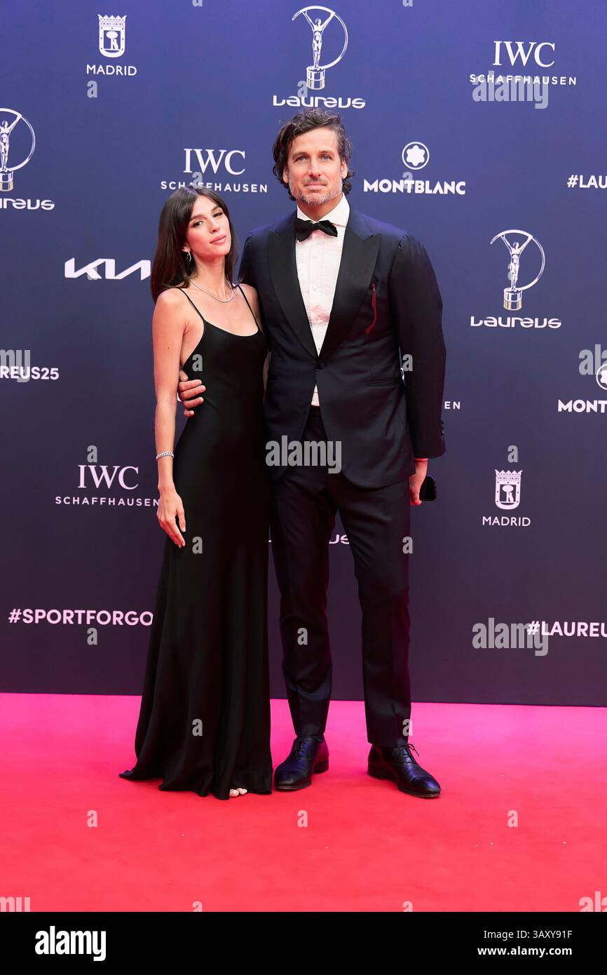 Feliciano Lopez, Sandra Gago attends 25th Anniversary Laureus World ...