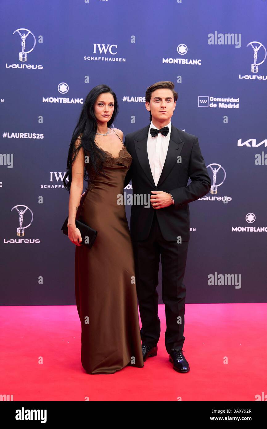 Paulo Dybala, Oriana Sabatini attends 25th Anniversary Laureus World ...