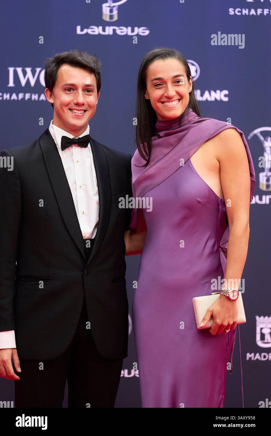Borja Duran, Caroline Garcia attends 25th Anniversary Laureus World ...
