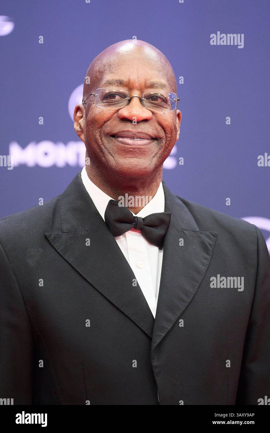 Edwin Moses attends 25th Anniversary Laureus World Sports Awards - Red ...