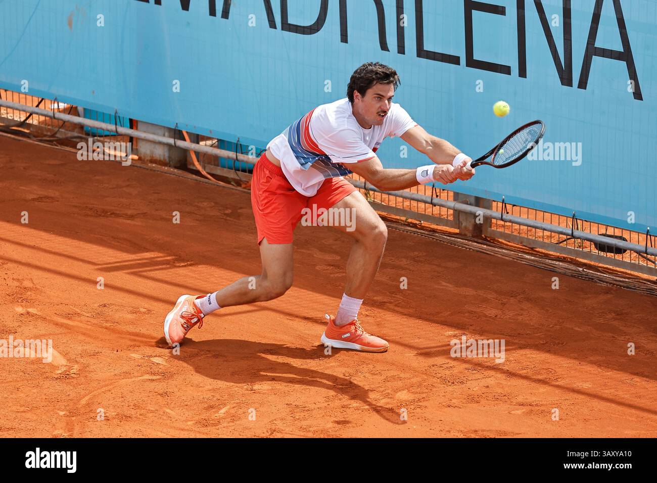 Madrid, Spain. 21st Apr, 2025. Borna Gojo (CRO) Tennis : Gojo during ...