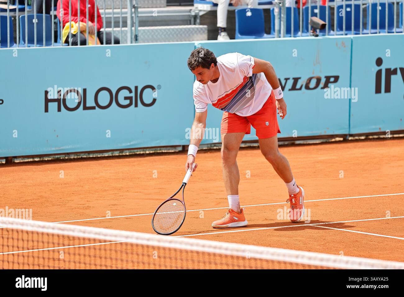 Madrid, Spain. 21st Apr, 2025. Borna Gojo (CRO) Tennis : Gojo during ...
