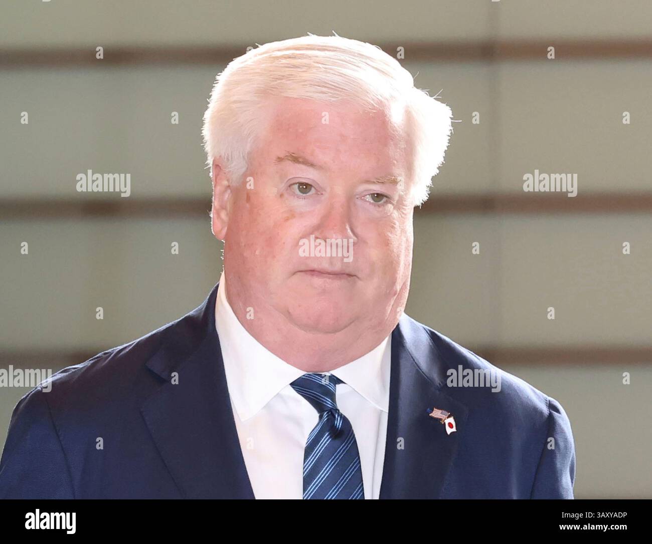 New U.S. Ambassador to Japan George Edward Glass arrives at the prime ...