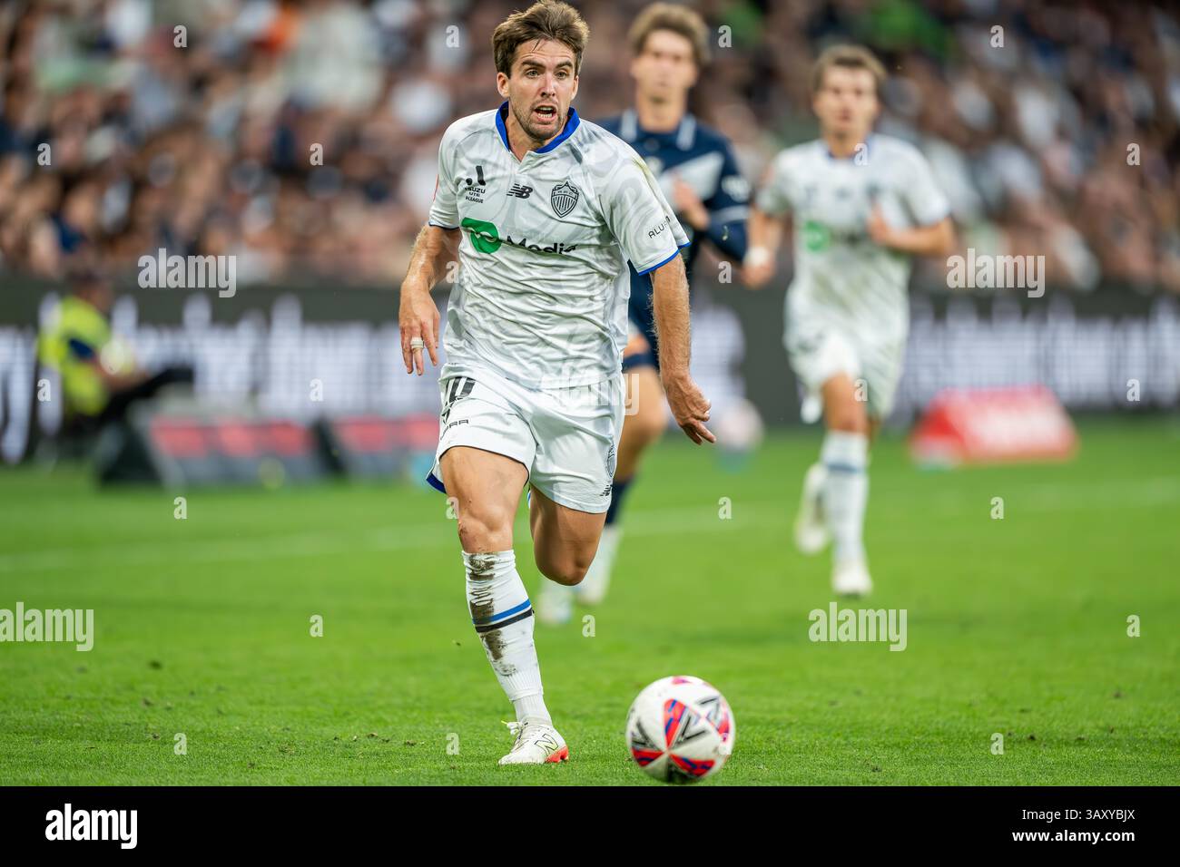 Auckland FC's Guillermo May seen in action during the Isuzu UTE A ...