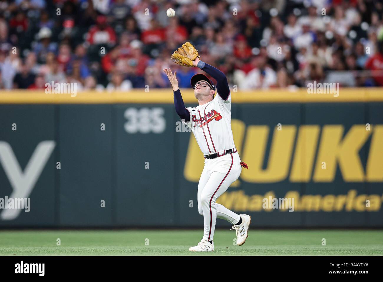 Atlanta Braves shortstop Nick Allen makes a catch in the sixth inning ...