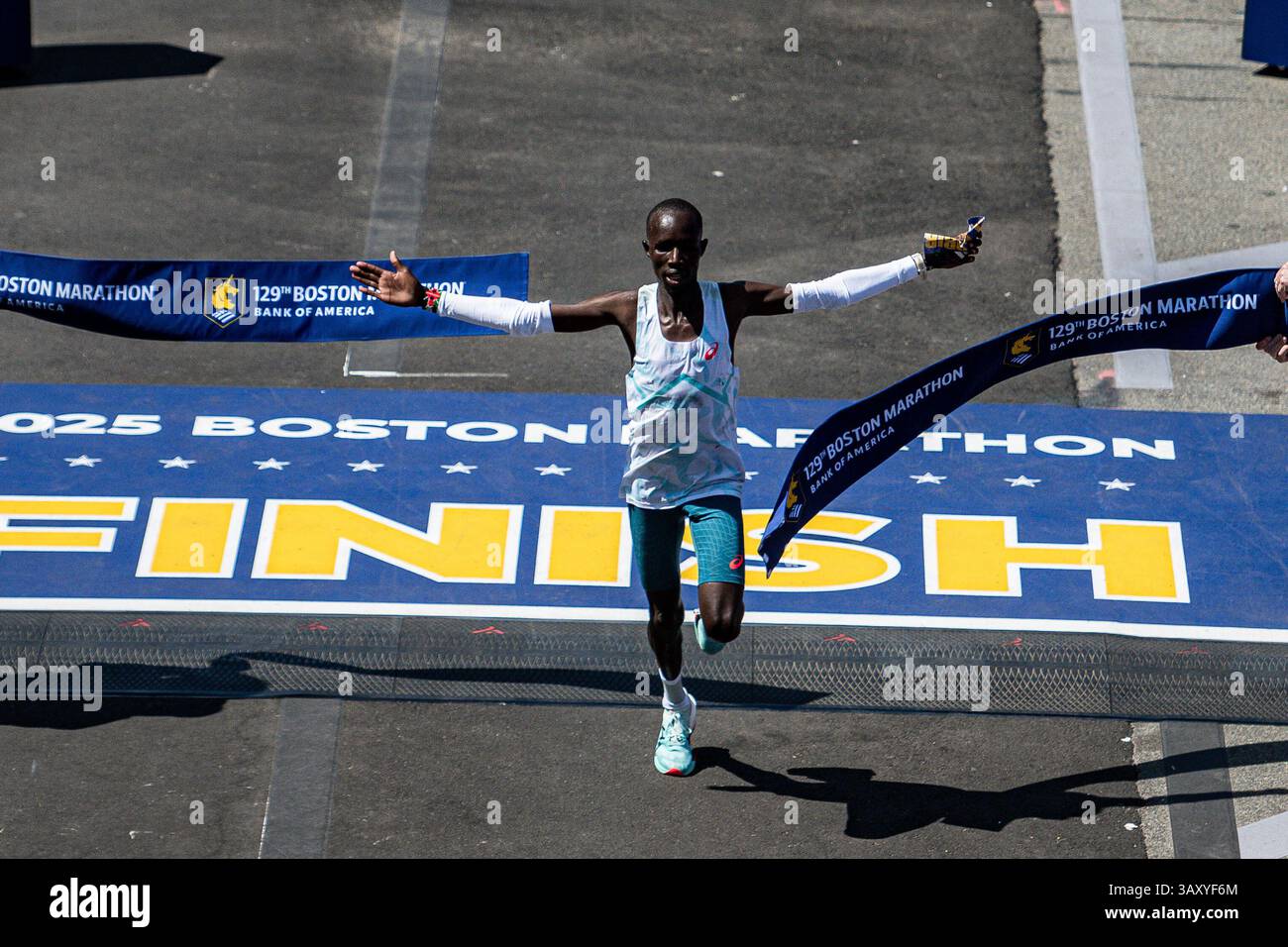 Boston marathon 2025 john korir hi-res stock photography and images - Alamy
