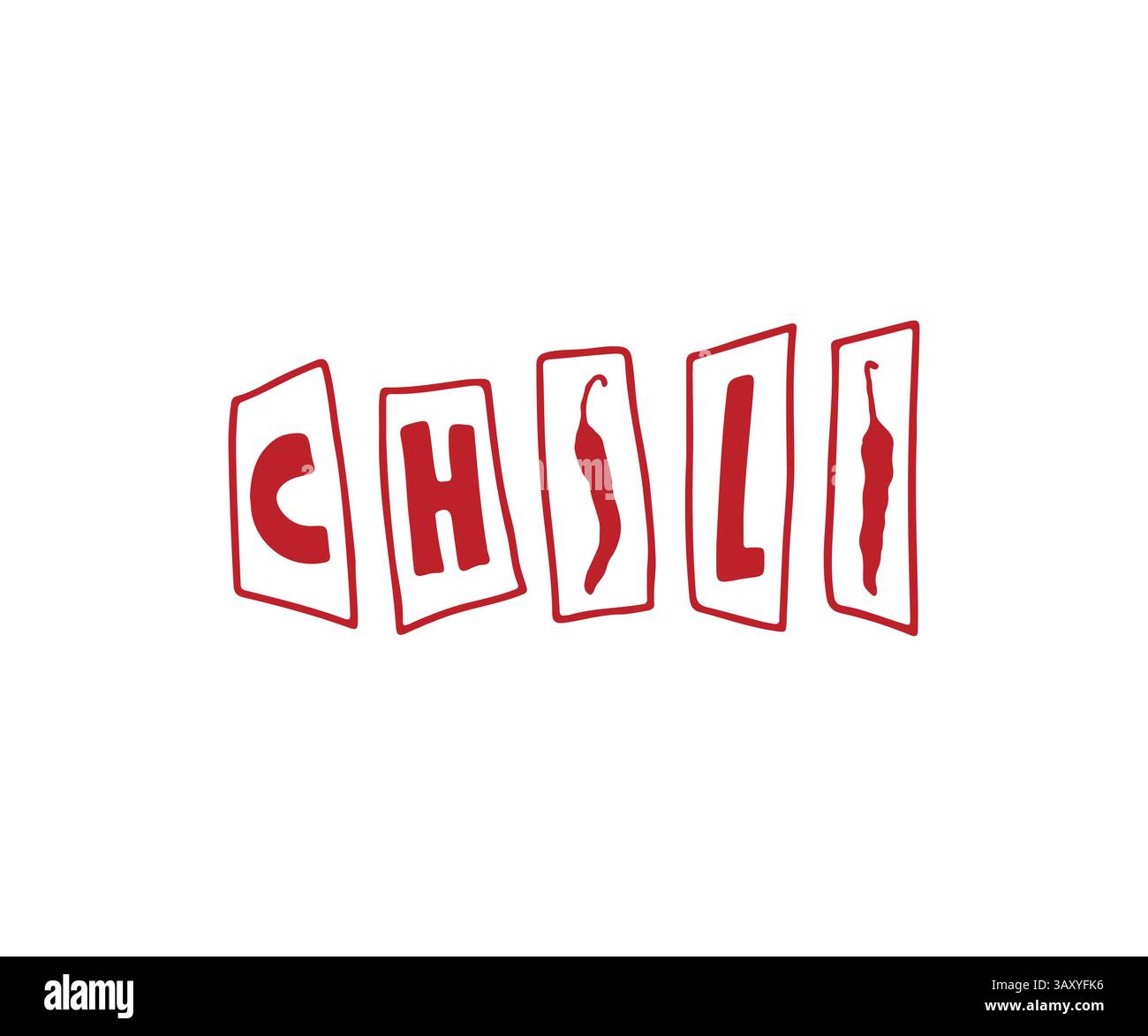 Chili Pepper Hand Draw Clipart Stock Vector Image Art Alamy