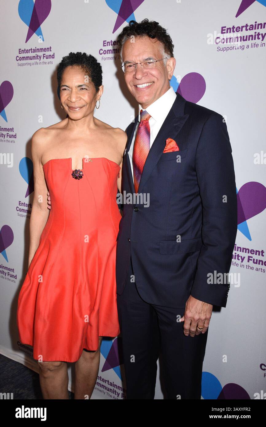 New York, NY, USA. 21st Apr, 2025. Allyson Tucker and Brian Stokes ...