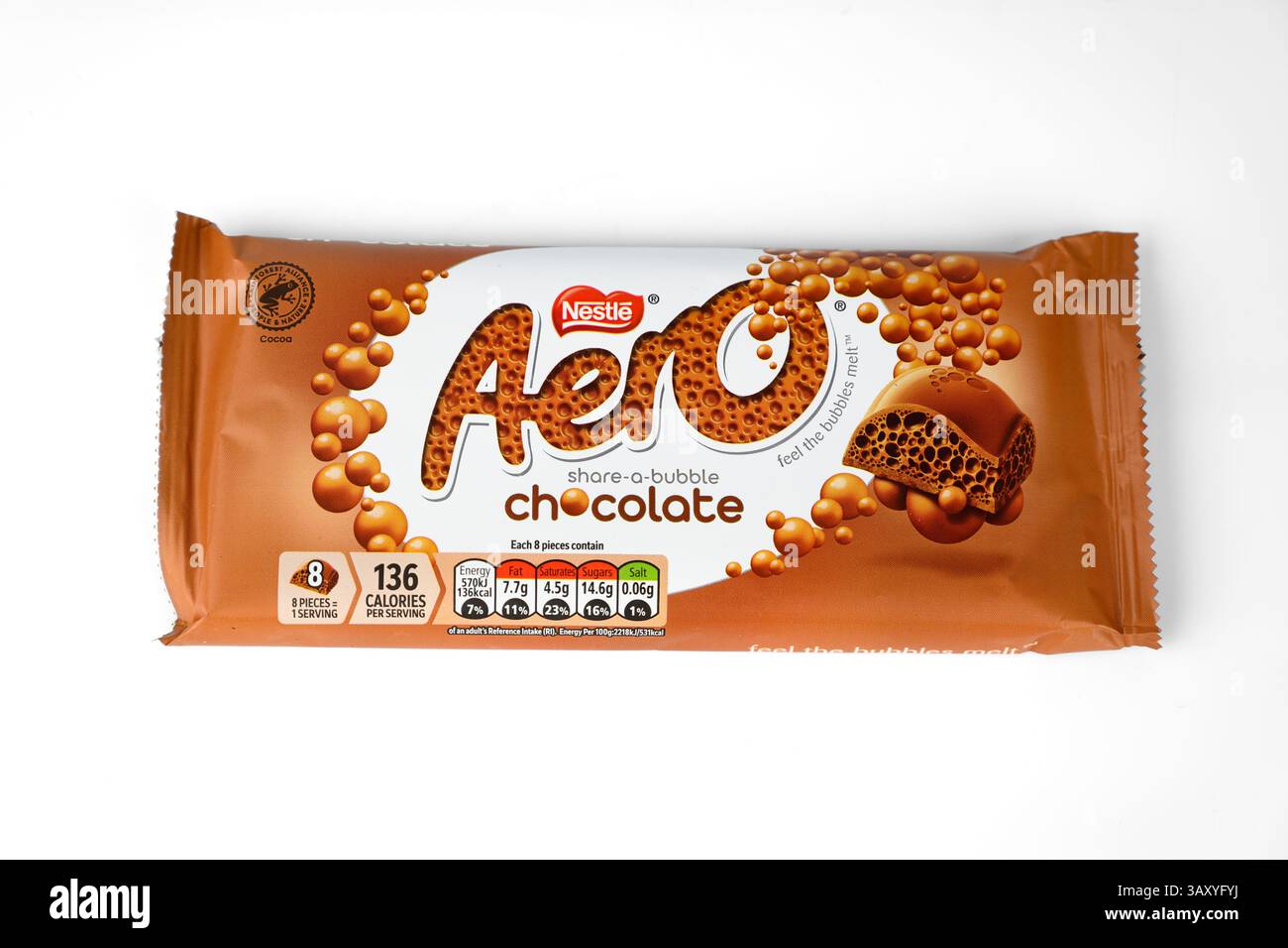 Nestlé Aero Milk Chocolate Sharing Bar – Wales, UK – 20 April 2025 ...