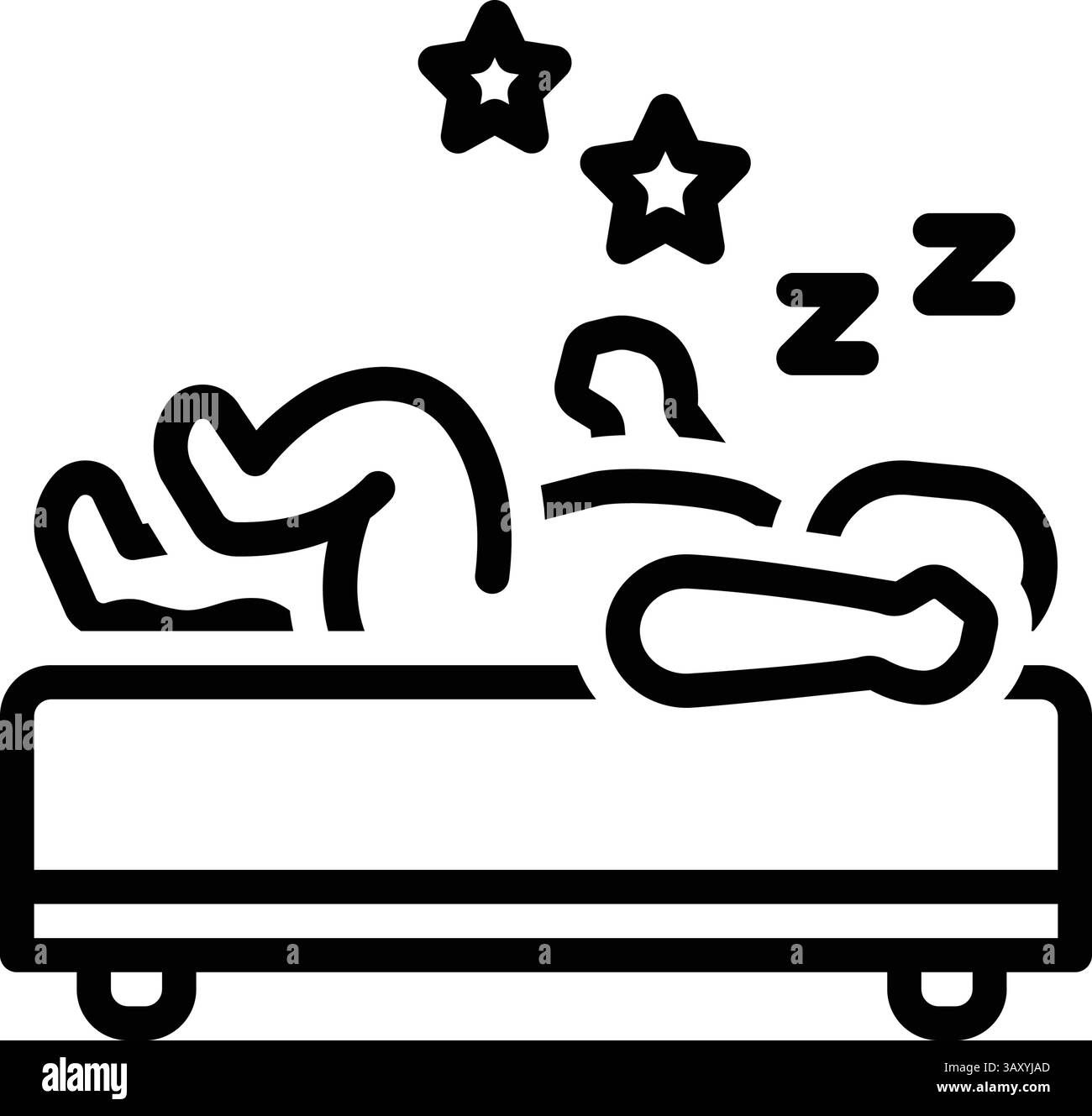 Baby sleeping asleep Stock Vector Images - Alamy