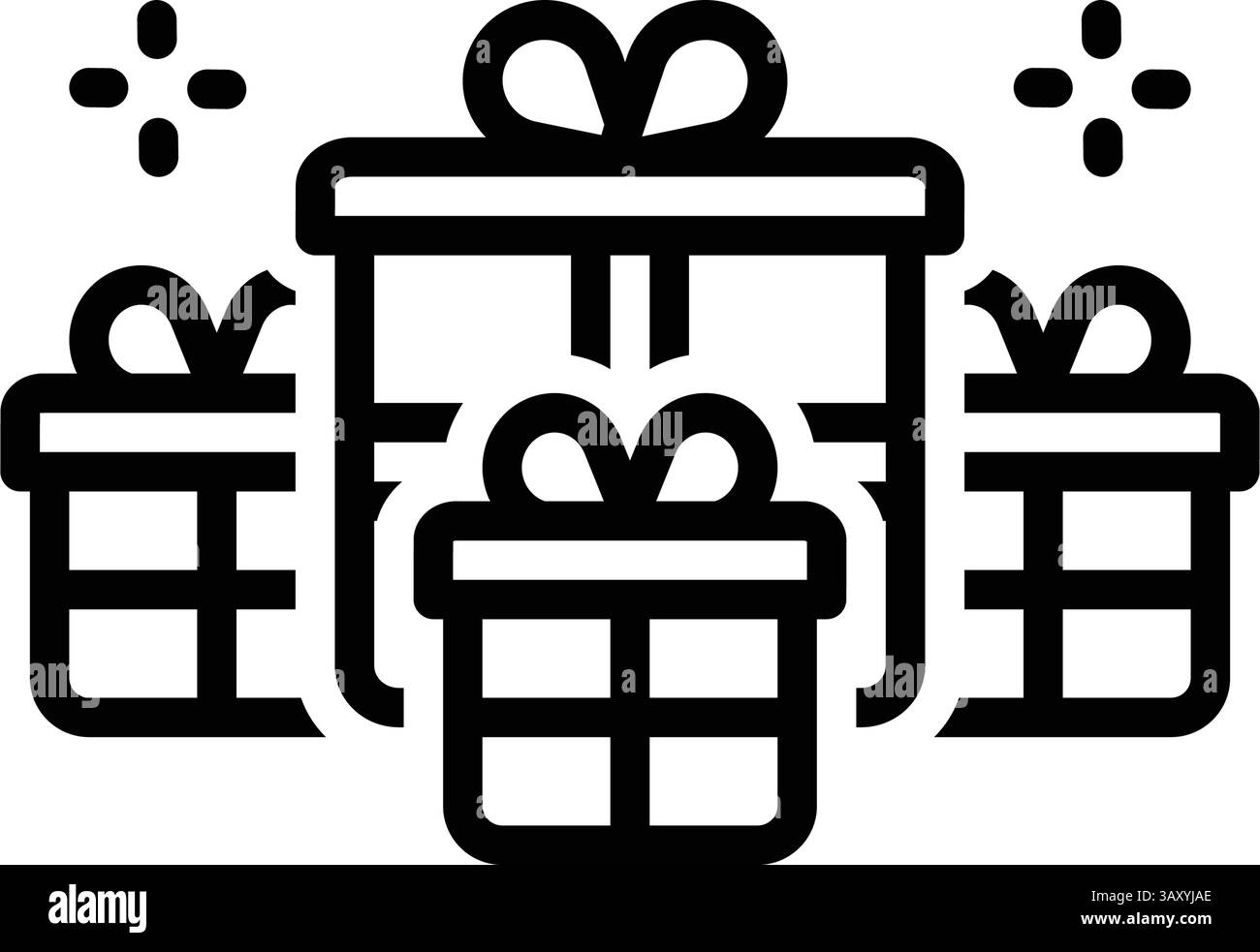 Icon present giveaway Stock Vector Images - Alamy