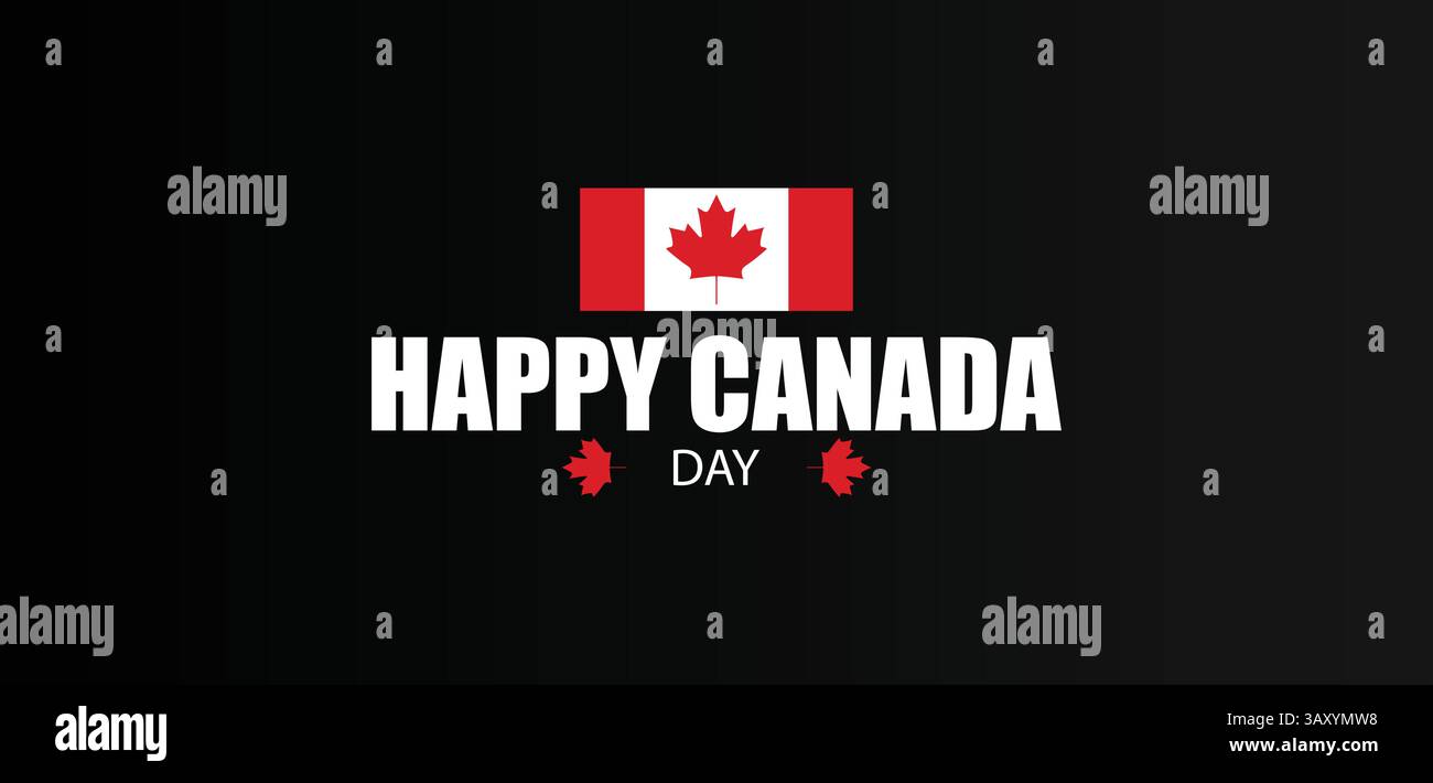 July 1st Celebrations Embracing the Spirit of Canada Day Stock Vector ...
