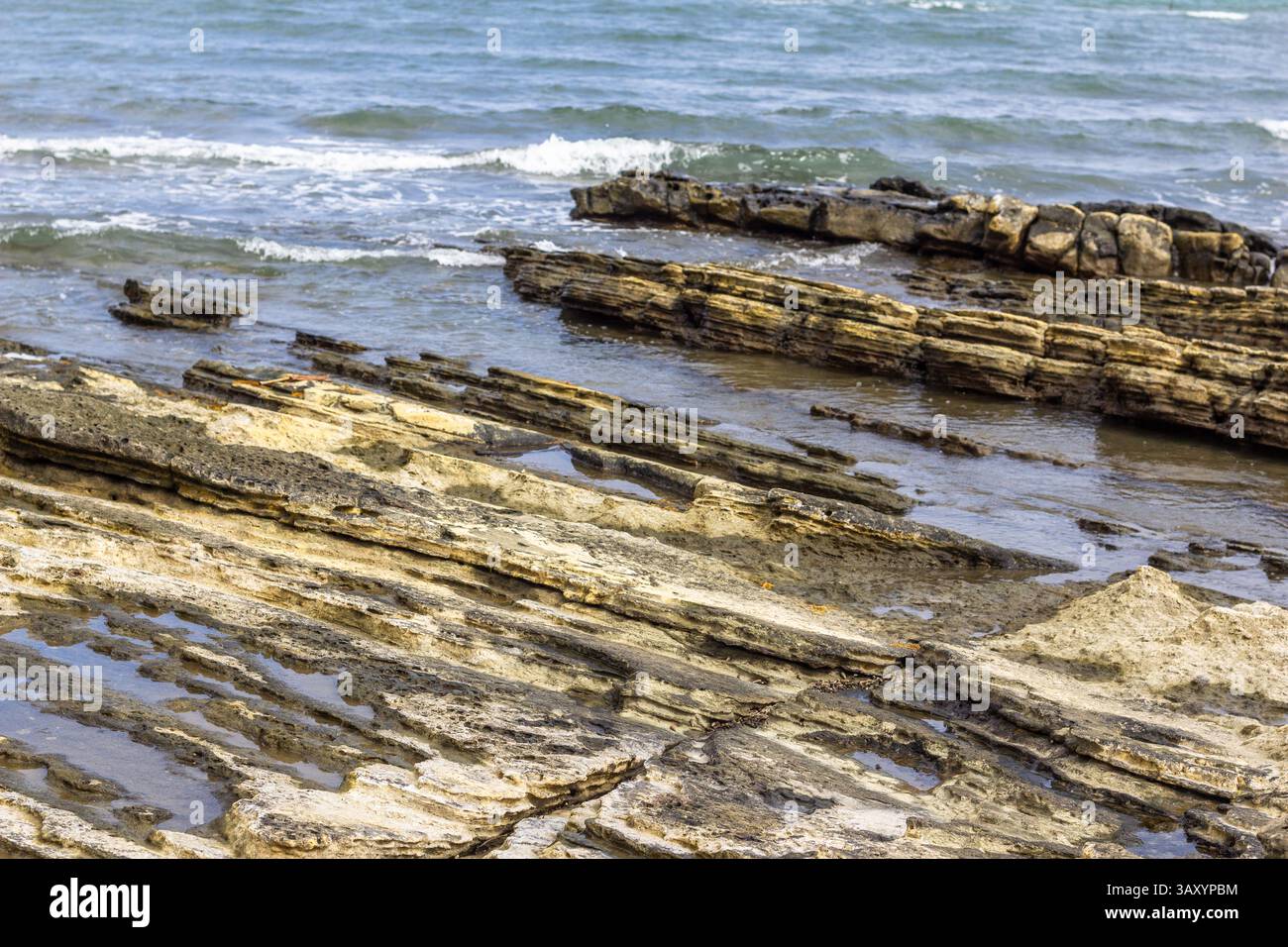 Afga Wave Rock Formation in Tangalan, Aklan, Philippines, showcases ...