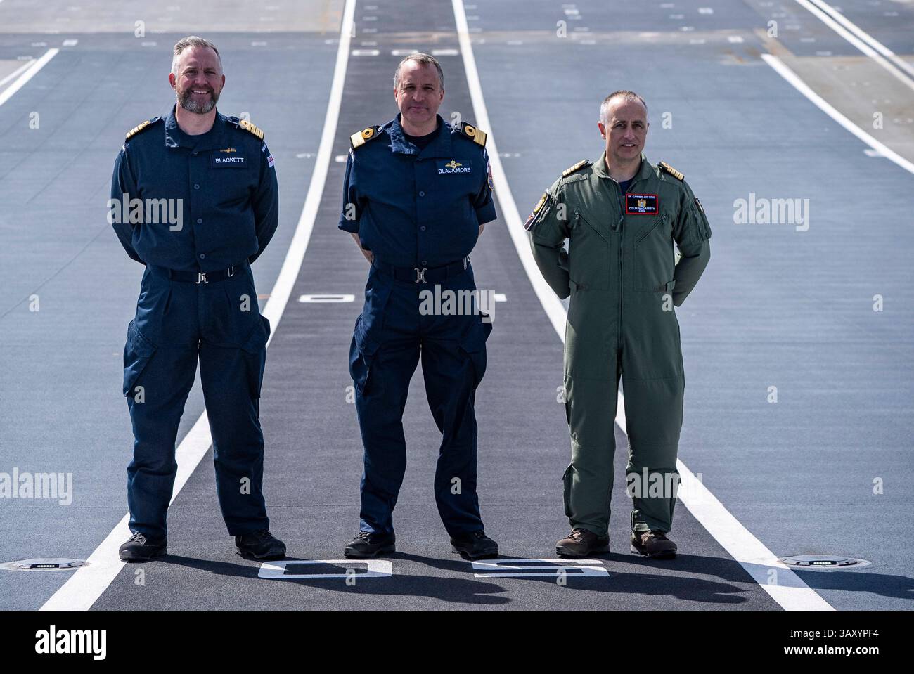 Captain Will Blackett RN, Commanding Officer of HMS Prince of Wales ...