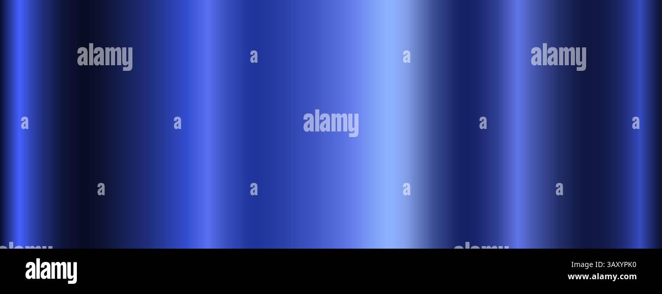 Blue metallic gradient with highlights. A pattern with a shiny metallic ...