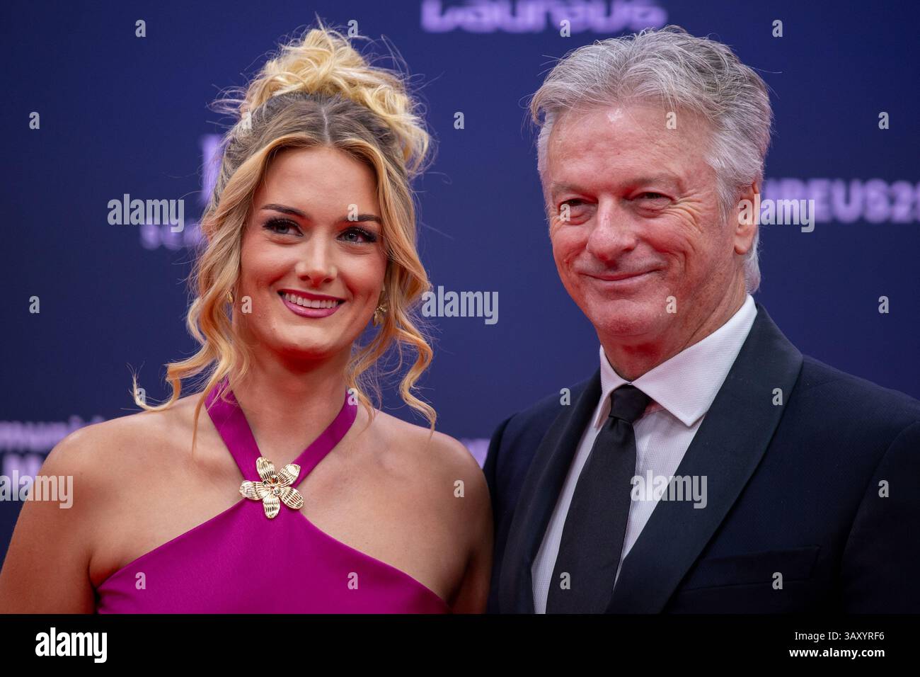 Madrid, Spain. 21st Apr, 2025. Lynette Waugh and Steve Waugh attend the ...