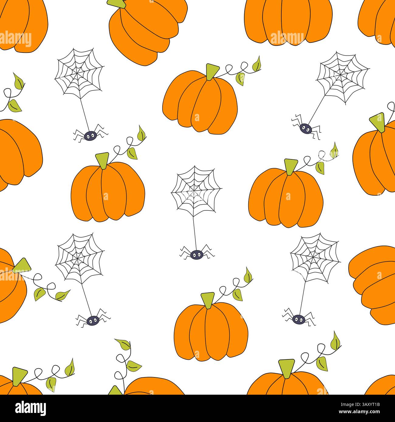 Colorful spider on web Stock Vector Images - Alamy