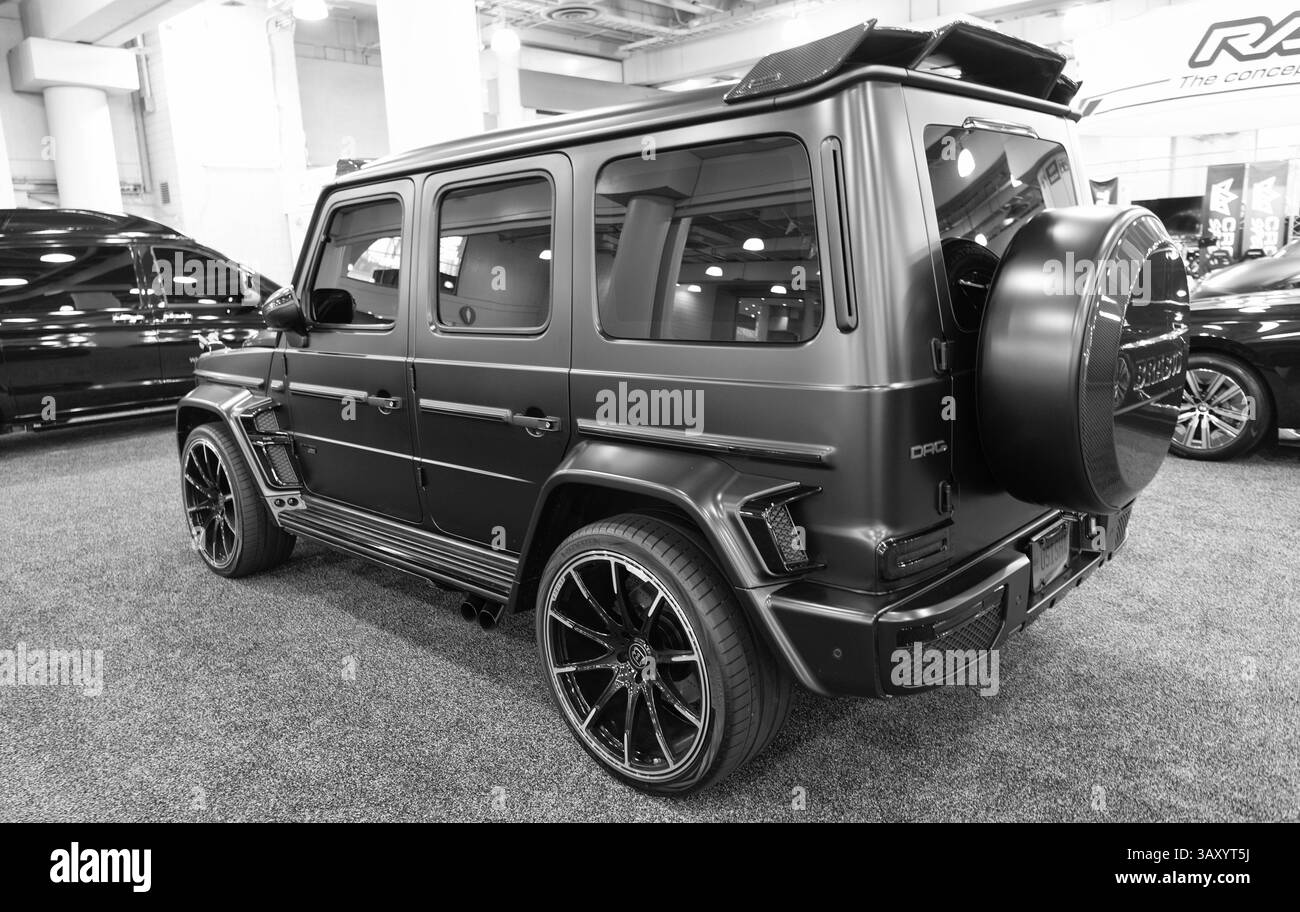 New York City, USA - March 28, 2024: Mercedes Benz G SUV Brabus tuning ...