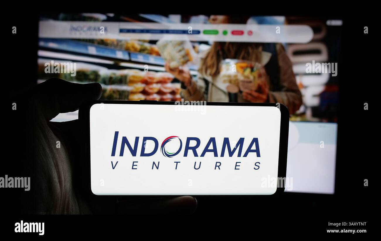 In this photo illustration, a cellphone with the logo of Thai ...