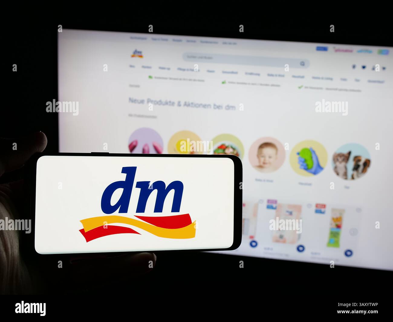 Germany. 19th Mar, 2025. In this photo illustration, a smartphone with ...