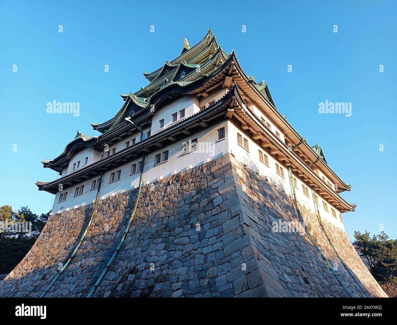Nagoya, Aichi Prefecture, Japan - April 2024: Nagoya Castle, an ancient ...