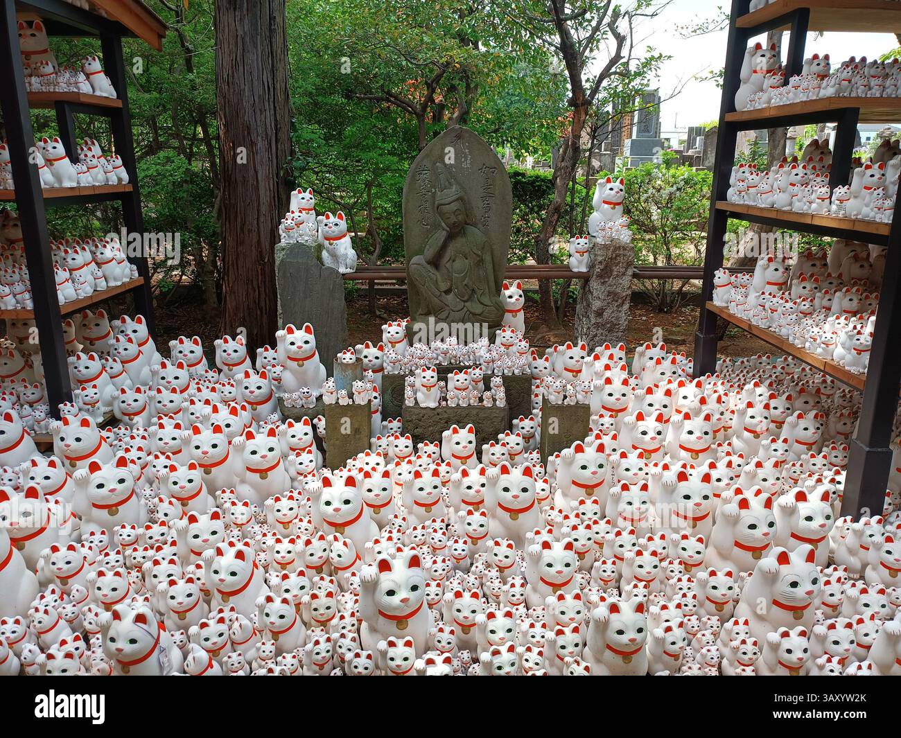 Setagaya City, Tokyo, Japan. April 2024: Gōtokuji Temple, Gotokuji is a ...