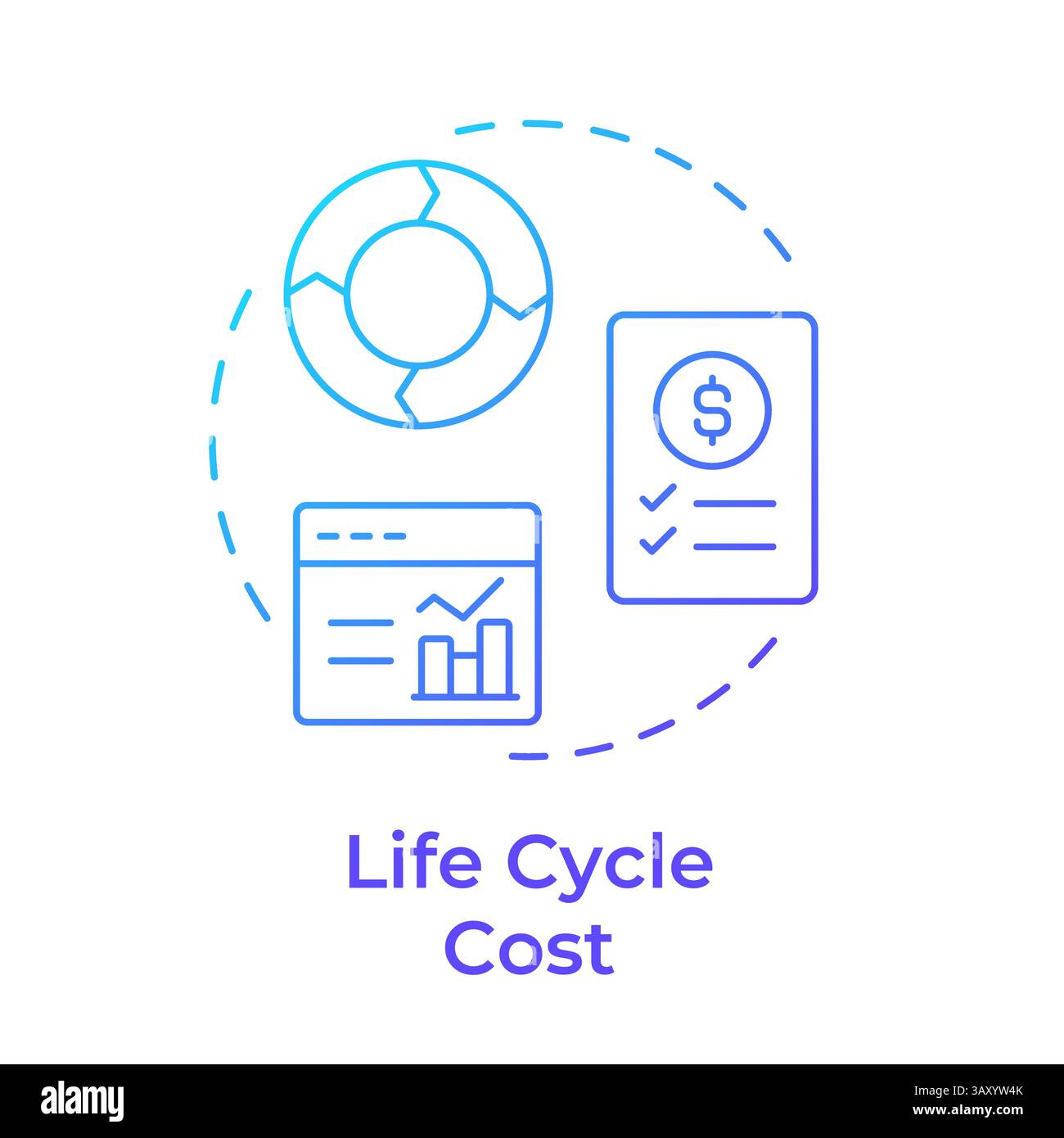 Cost life Stock Vector Images - Alamy