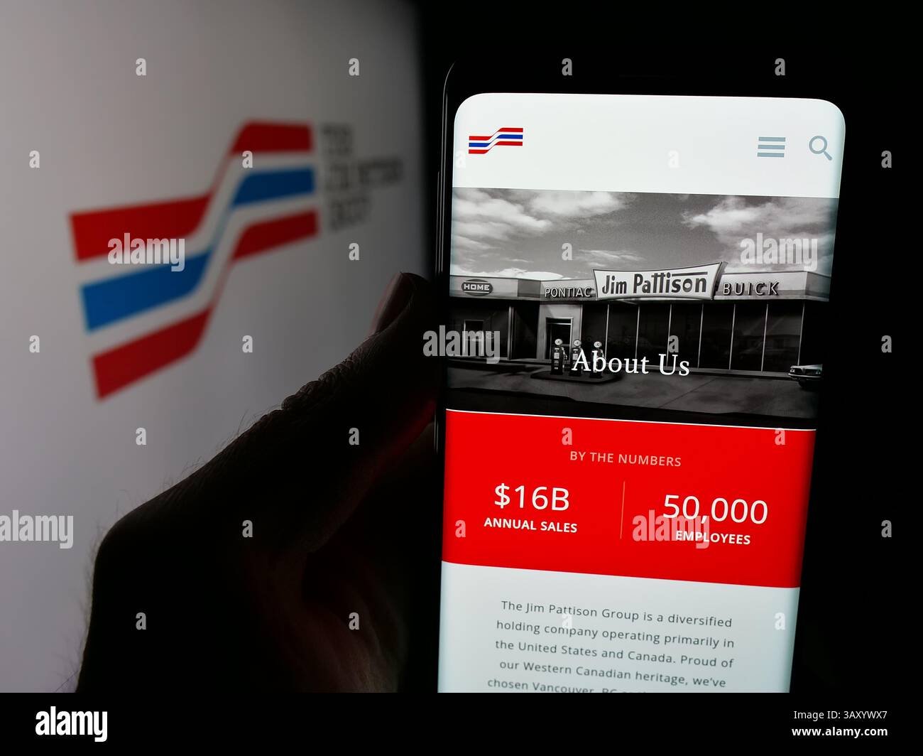 Germany. 19th Mar, 2025. In this photo illustration, a cellphone with ...