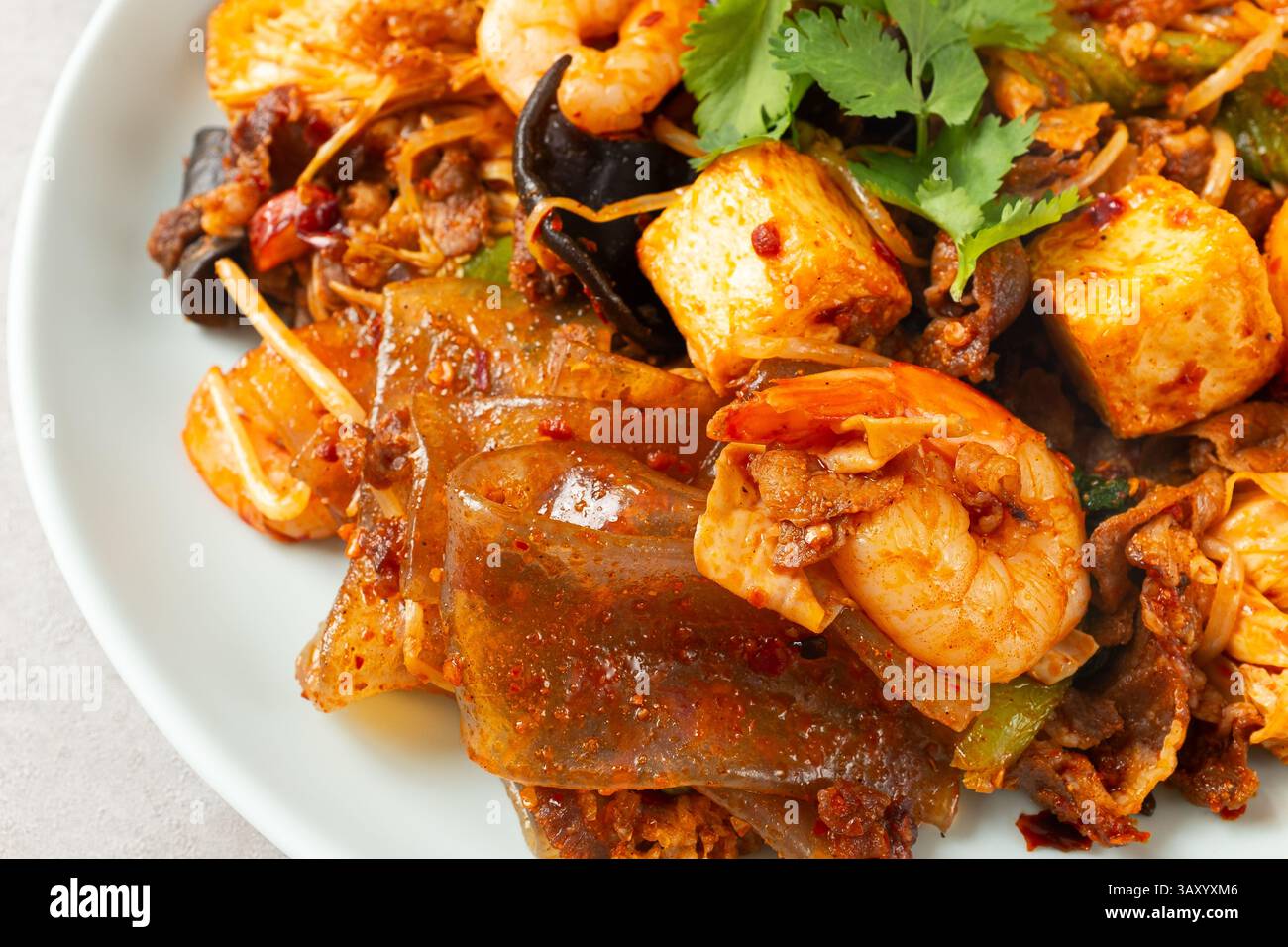 Mala Xiang Guo, Stir-fried Vegetables and Meat and Other Ingredients ...