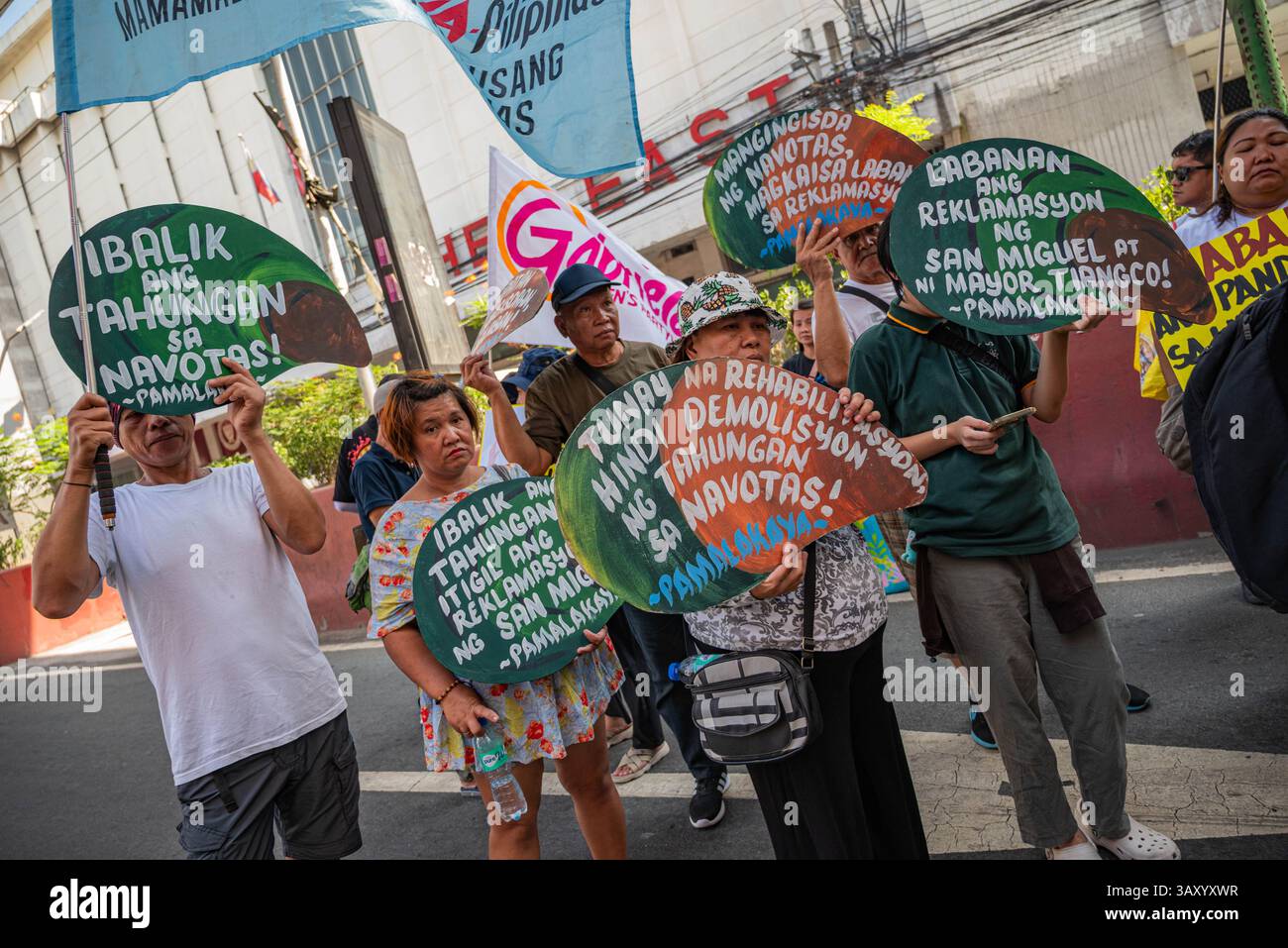 April 22, 2025, Quezon City, Quezon, Philippines: Various progressive ...