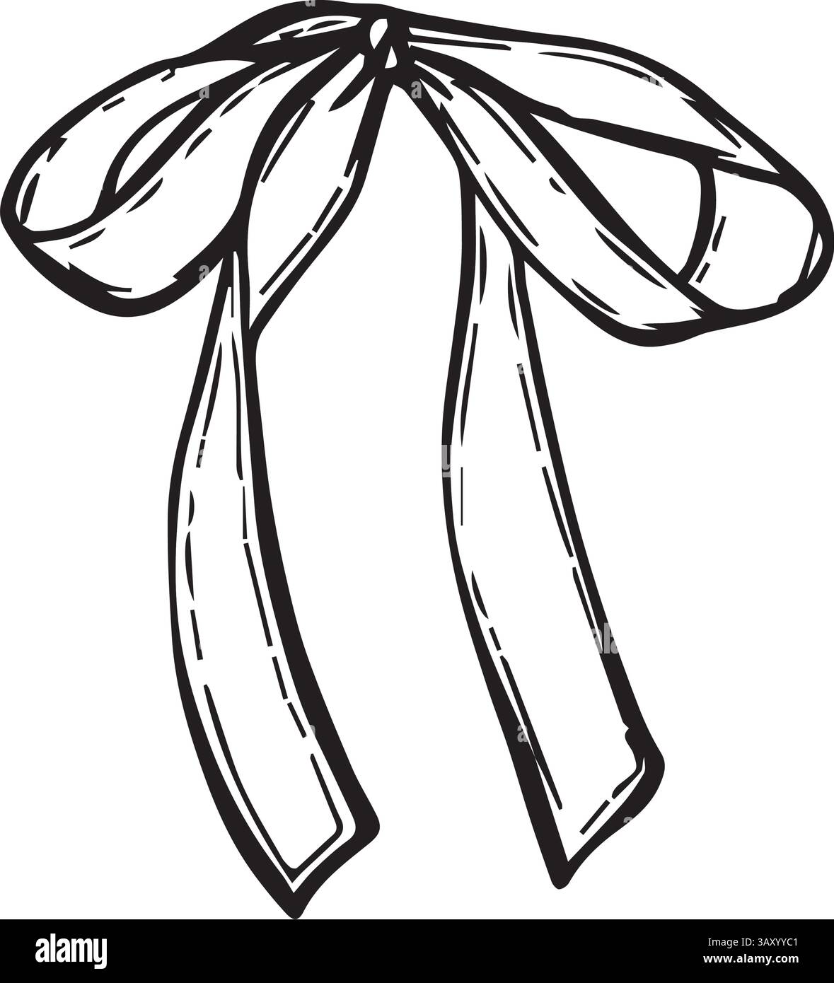 ribbon bow isolated vector graphic perfect for packaging design, gift ...
