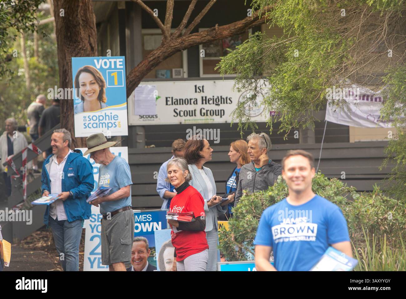 Australian Federal Election, Sophie Scamps MP and James Brown Liberal ...