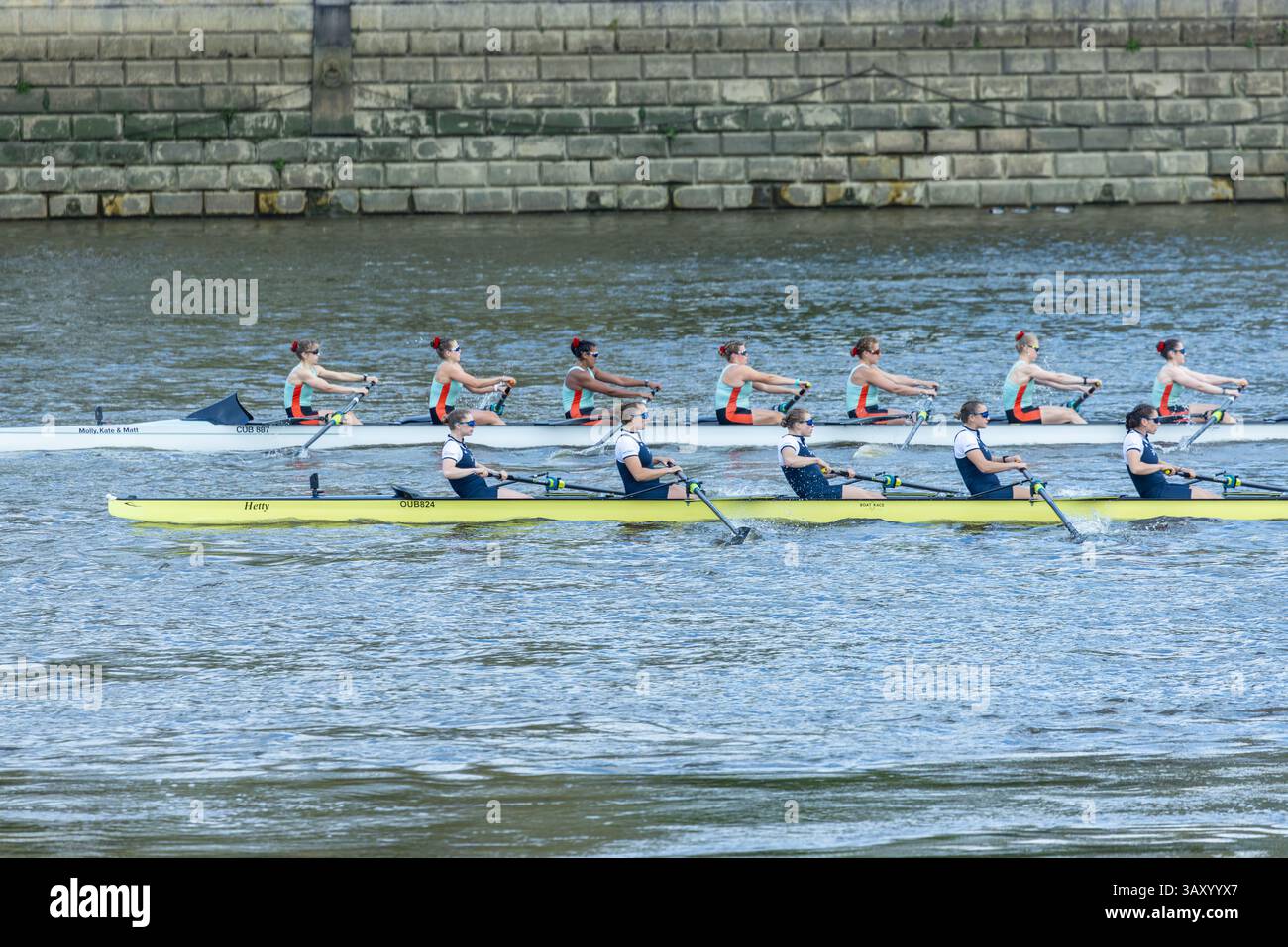 London Oxford Cambridge Boat Race Thames 2025 Stock Photo - Alamy