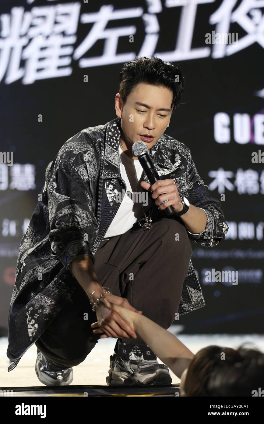 Hong Kong actor, singer, and entrepreneur Bosco Wong attends an ...