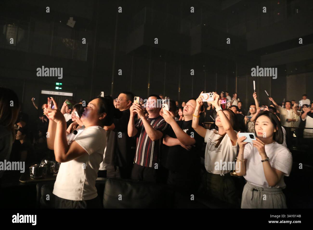 Taiwanese singer and actor Van Fan attends an activity in Wenling City ...
