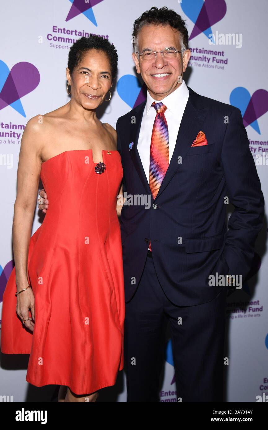 New York, USA. 21st Apr, 2025. (L-R) Allyson Tucker and Brian Stokes ...