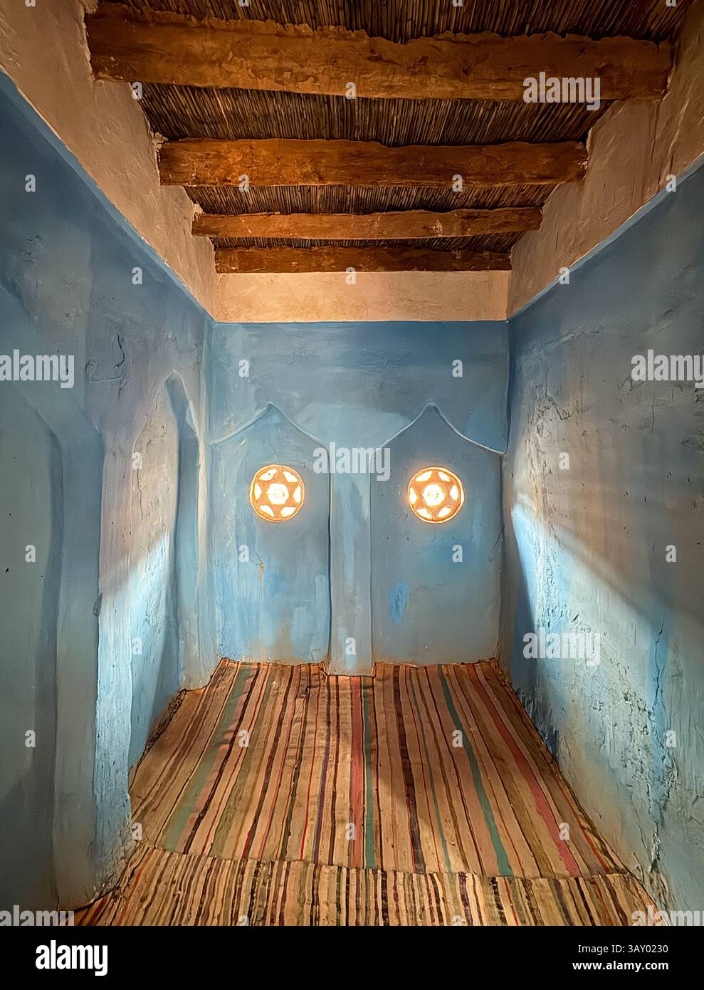 Prayer room in the old Jewish synagogue, now a museum, in the town of ...