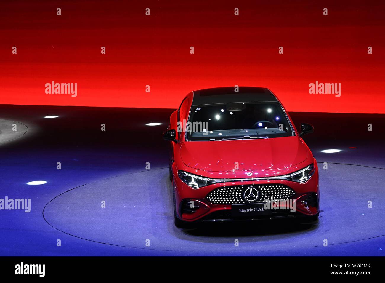Shanghai, China. 22nd Apr, 2025. A Mercedes CLA in a long-wheelbase ...