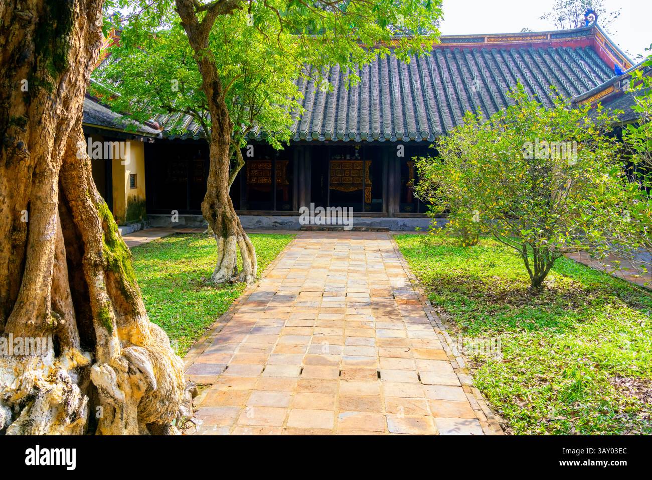 The royal mausoleum park is one of most visited royal mausoleums in Hue ...