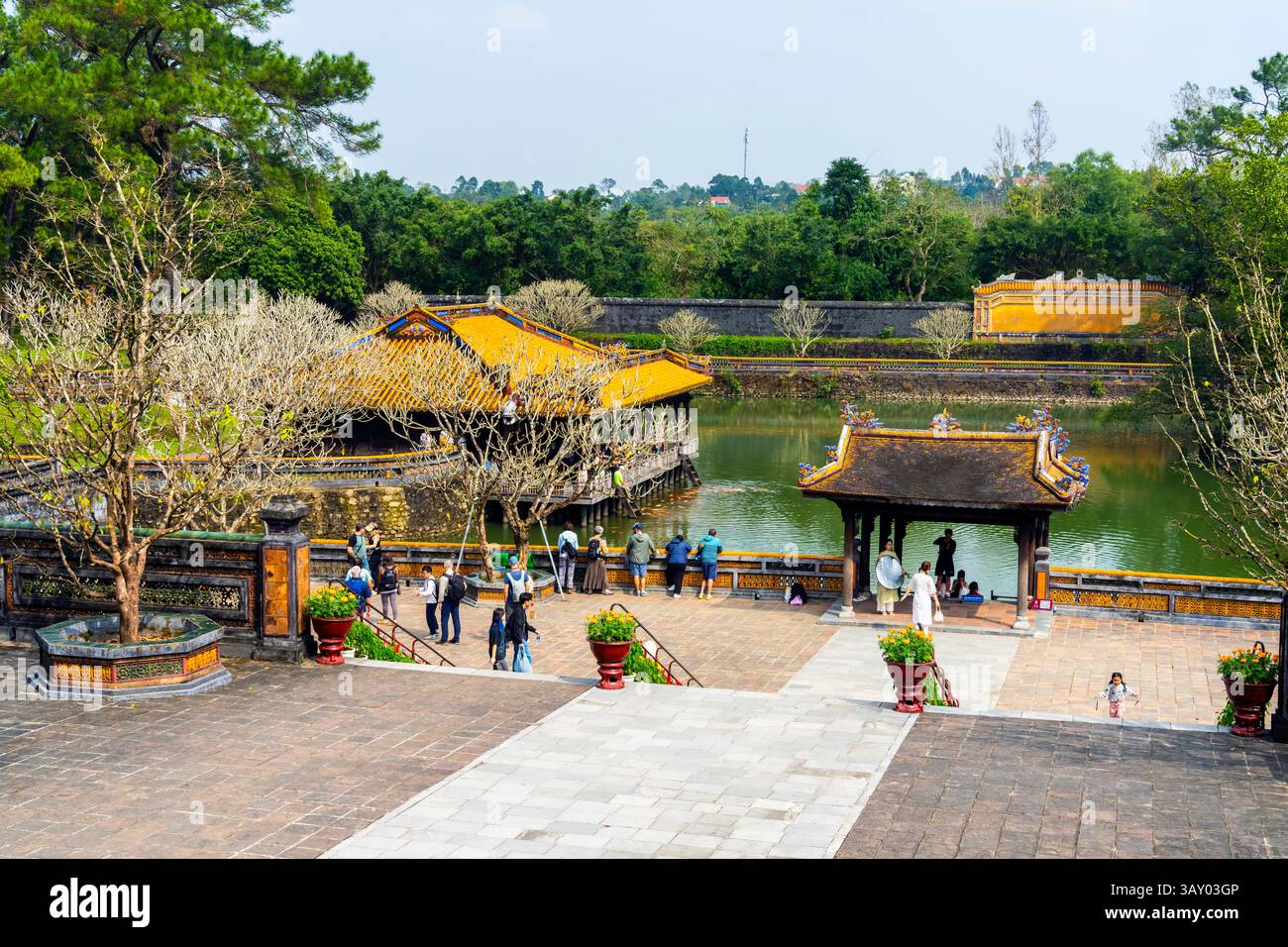 The royal mausoleum park is one of most visited royal mausoleums in Hue ...