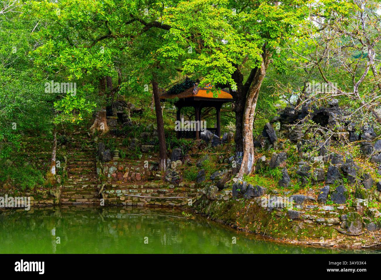 The royal mausoleum park is one of most visited royal mausoleums in Hue ...