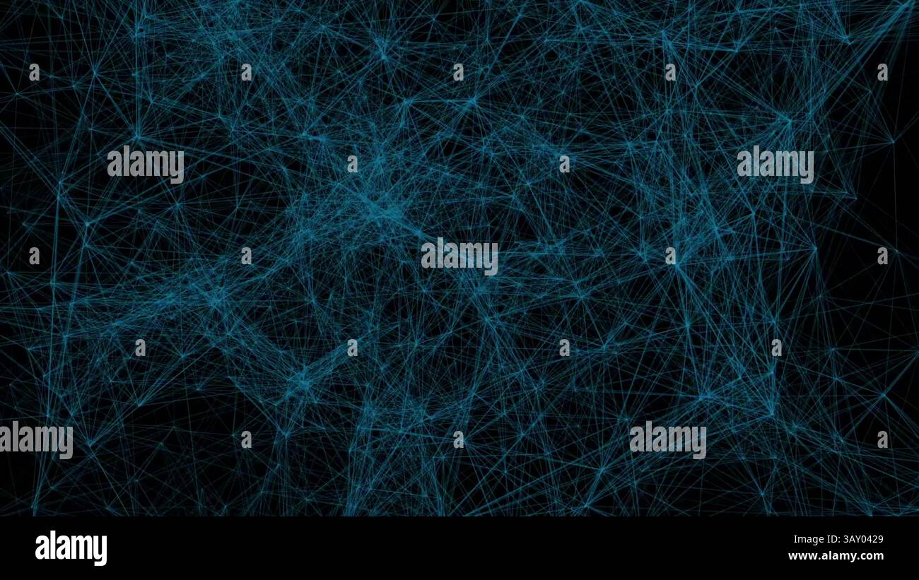 Interconnected nodes lines forming complex hi-res stock photography and ...