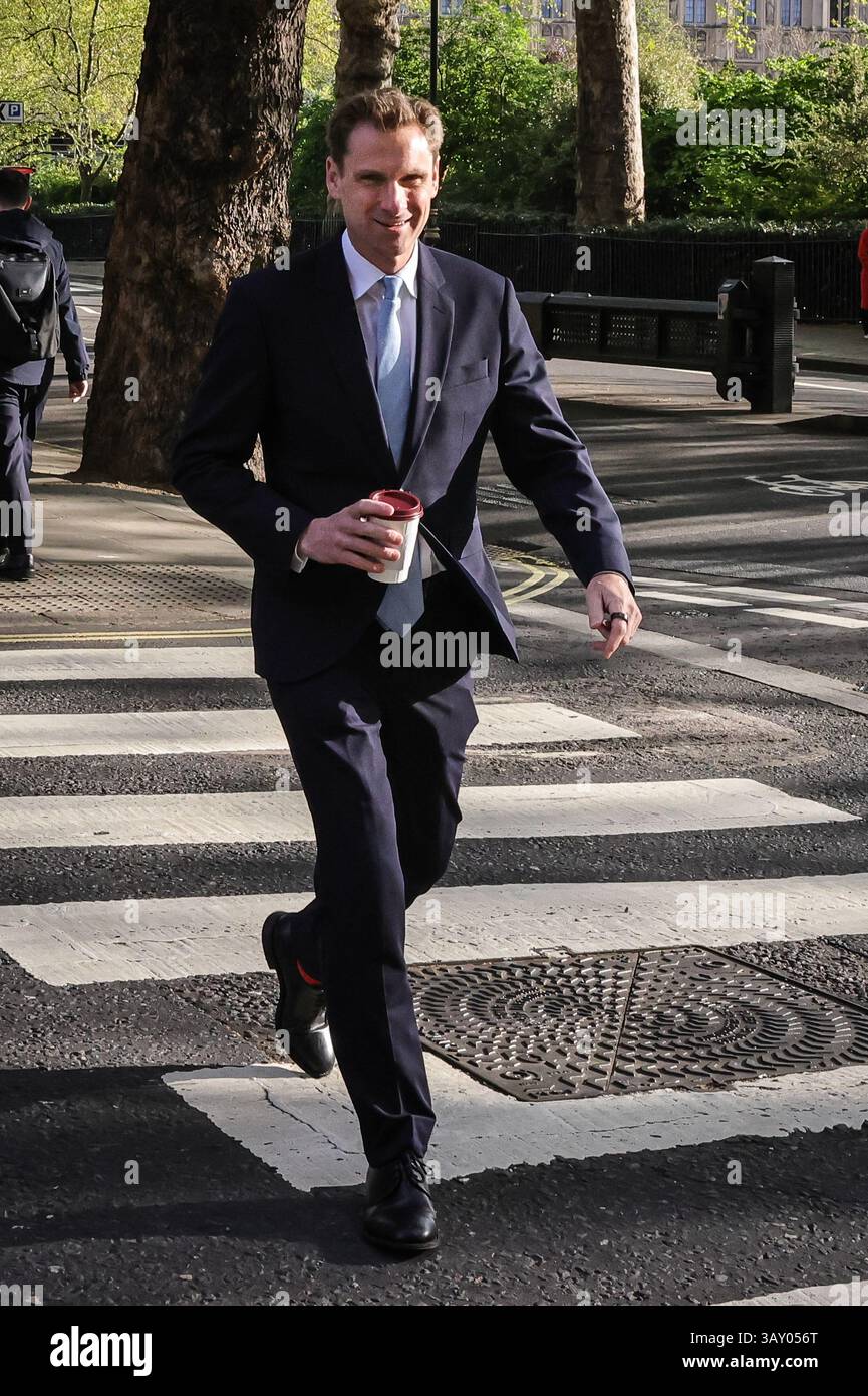 London, UK. 22nd Apr, 2025. Chris Philp, Shadow Home Secretary ...